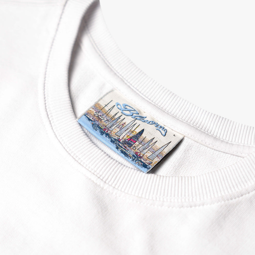 White Sail Set T-Shirt - 260 Gsm T-Shirt – BLUORNG