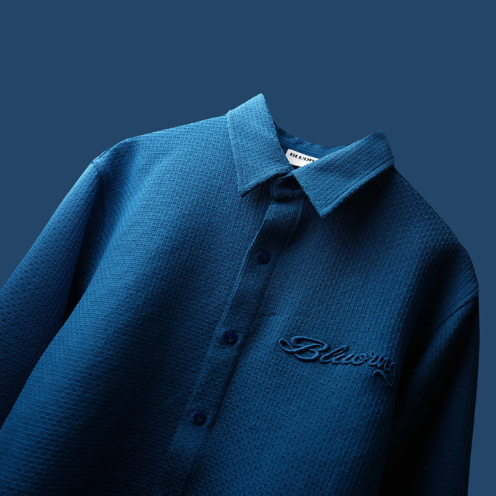 Deep Current Shirt - Buy Premium Deep Blue Current Shirt Online | BLUORNG