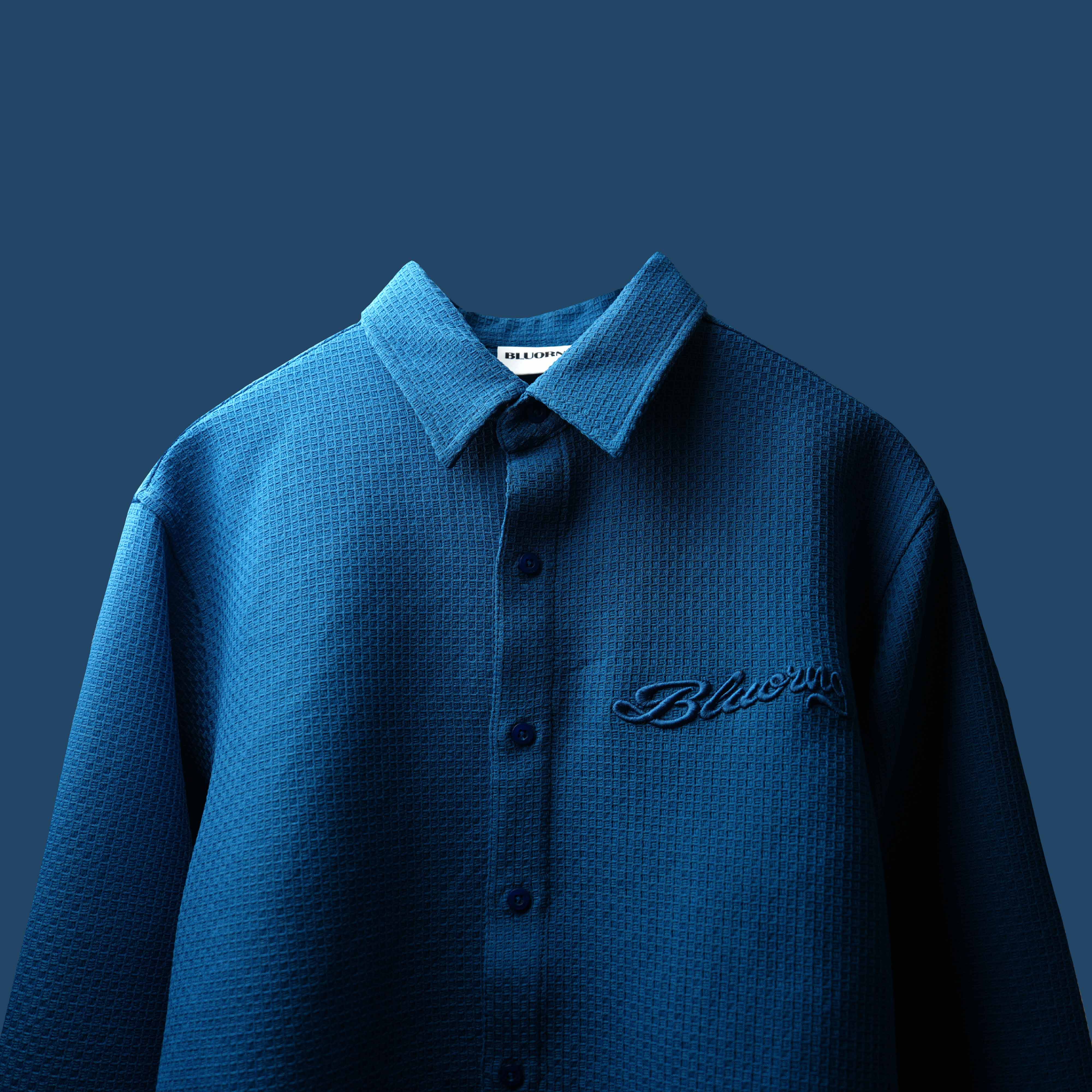 Deep Current Shirt - Buy Premium Deep Blue Current Shirt Online | BLUORNG